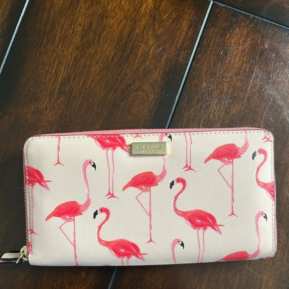 kate spade | Bags | Kate Spade Flamingo Continental Wallet | Poshmark